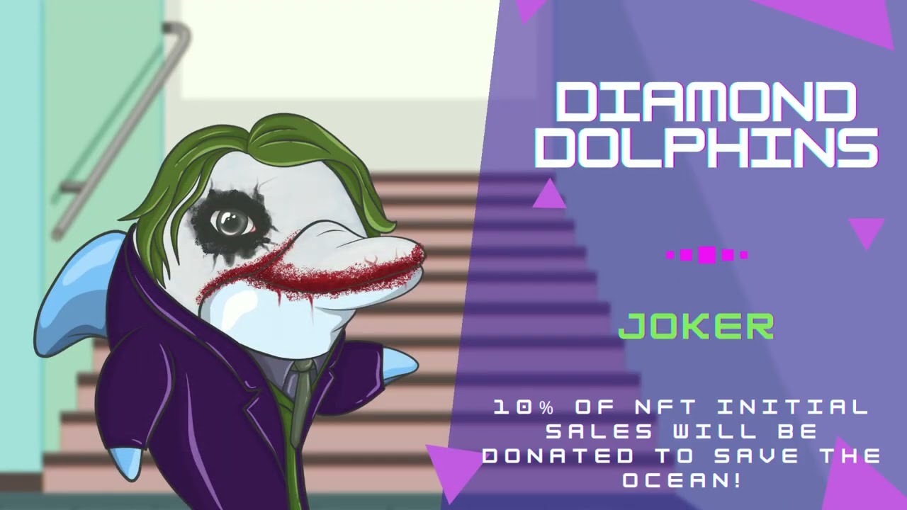 NFT Project That Cleans Our Oceans | DIAMOND DOLPHINS