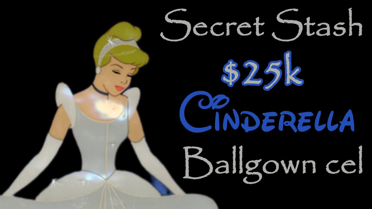 Cinderella ballgown animation cel (1950) - Walt Disney