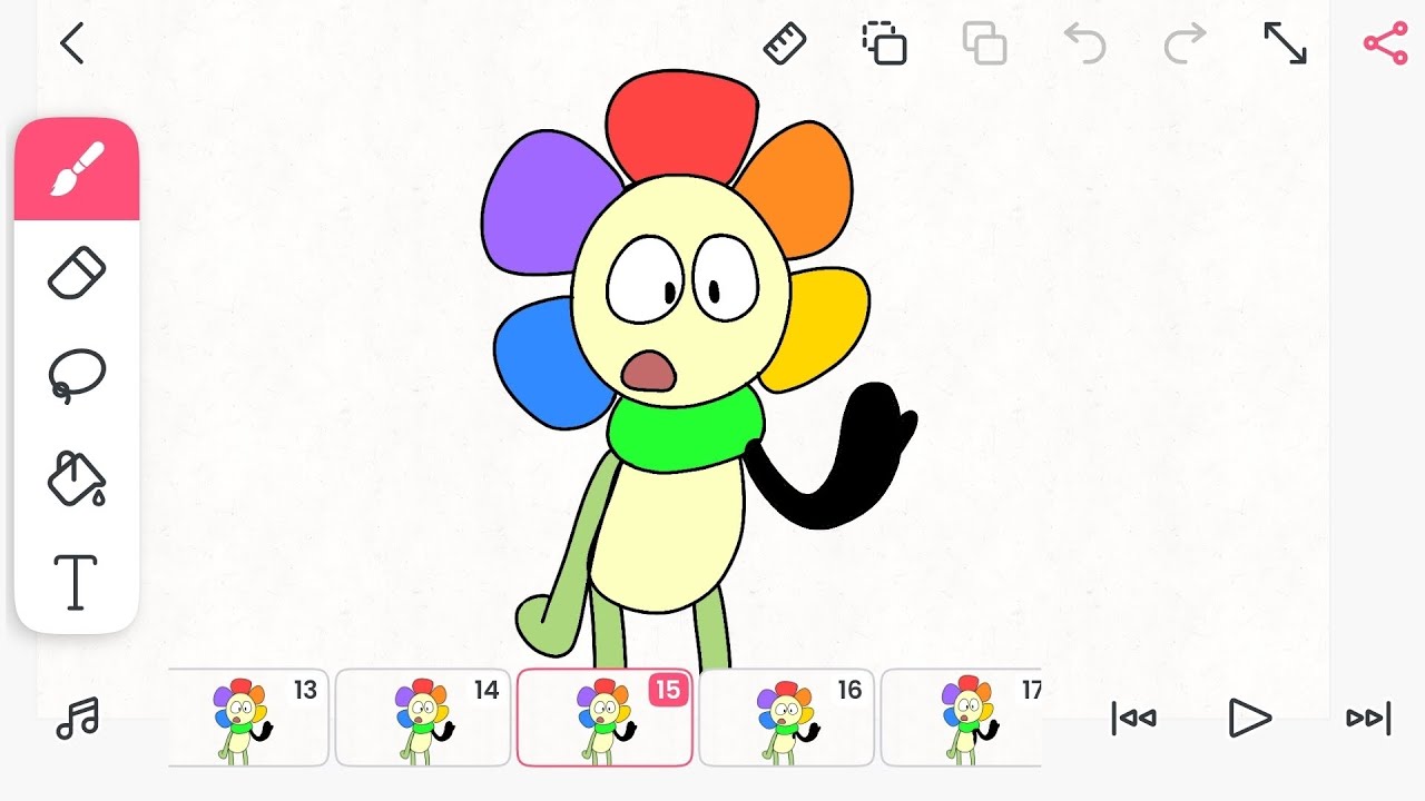 FlipaClip – Dandy Twisted transformation animation 