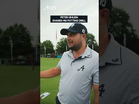 With this drill, Peter Uihlein has averaged 1.56 putts per hole this season😳#4AcesGC #Golf