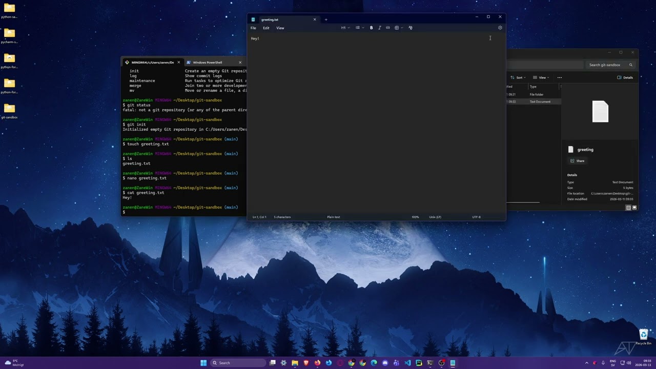 Python for AI - Week 4.1 - Git Basics: Concepts & Local Workflow