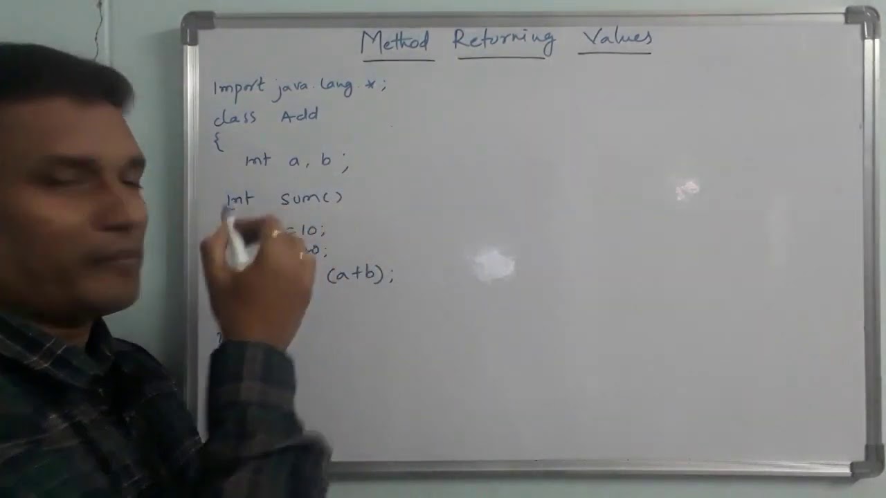 Method Return Values in Java | Java Method with Return Values | Java Programming | in Telugu