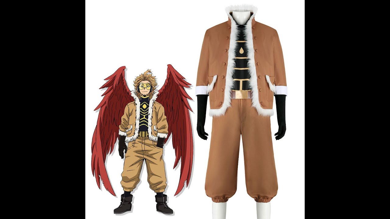 Vikidoky My Hero Academia Wing Hero Hawks Keigo Takami Cosplay Costume