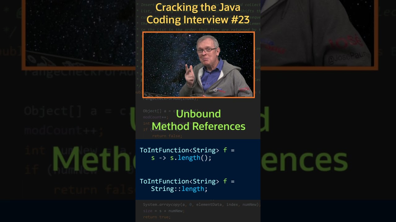 What is a method reference? - Cracking the Java Coding Interview
