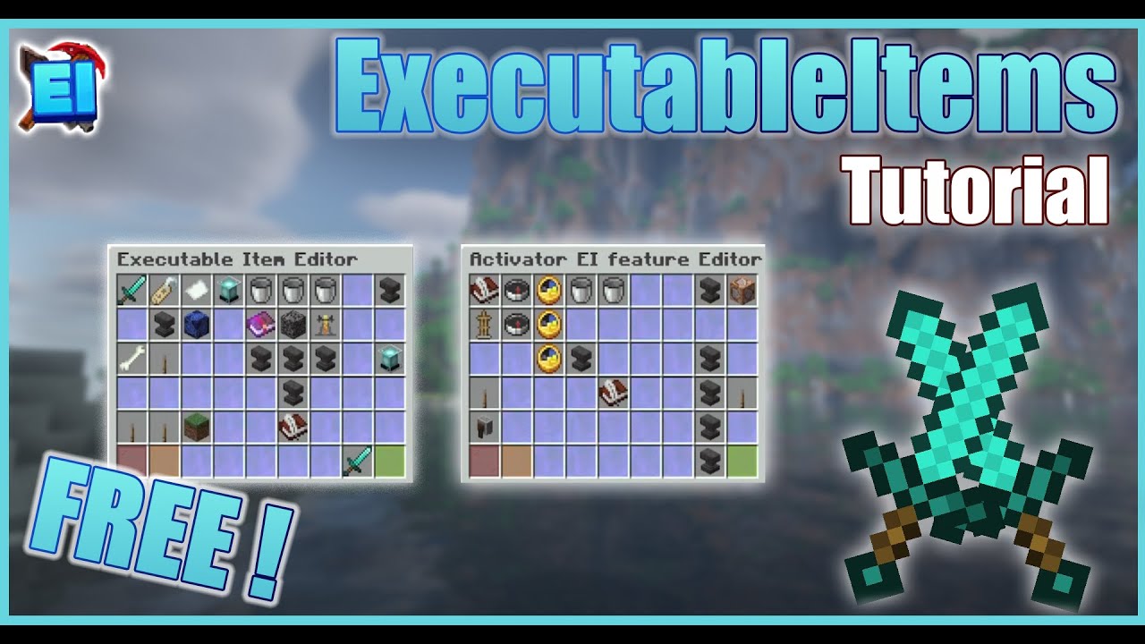 ⚔️ ExecutableItems Free 🔹 | Minecraft Plugin | Basic Tutorial