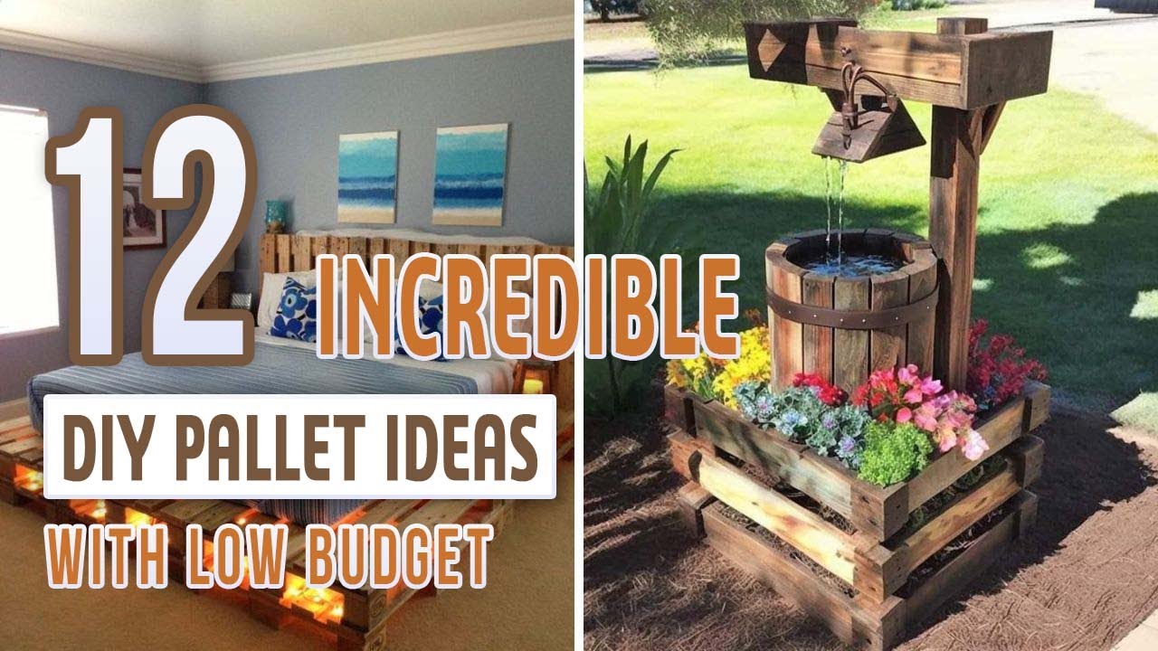 12 Incredible DIY Pallet Ideas With Low Budget