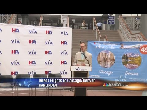 Harlingen Airport Adding Direct Flights to Chicago and Denver