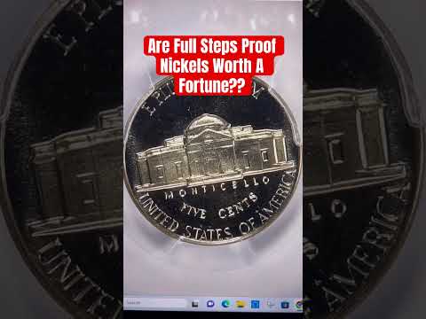 Grading Companies Don’t Recognize “Full Steps” On Proof Jefferson Nickels! #shorts