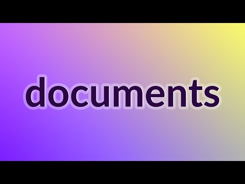 Documents - 174 English Vocabulary Flashcards
