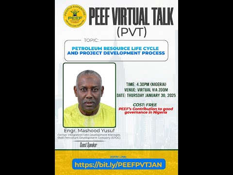 PVT #11 - Petroleum Resources Life Cycle and Project Development Process by Engr Mashood Yusuf