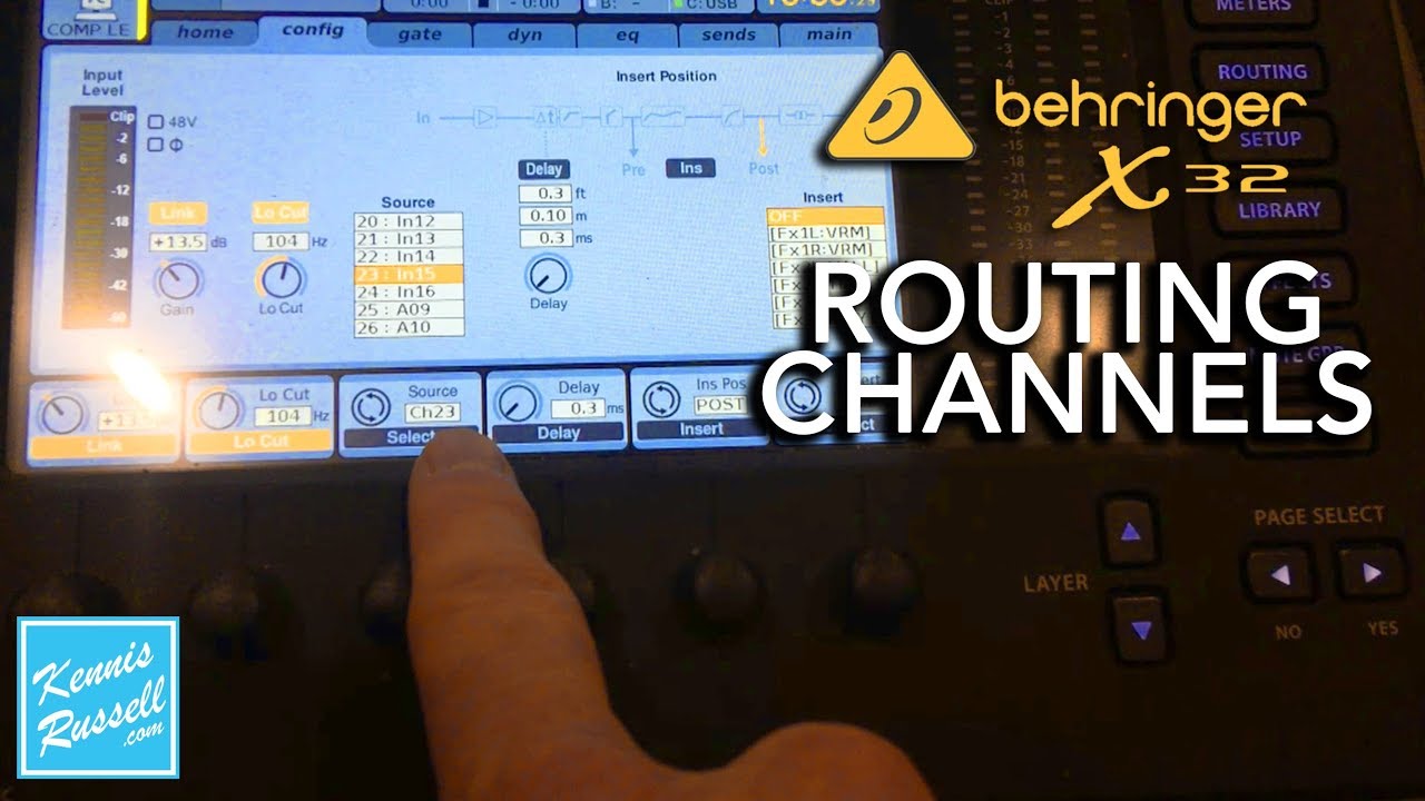 How to Route Channels | Behringer X32 - Mini Tutorial