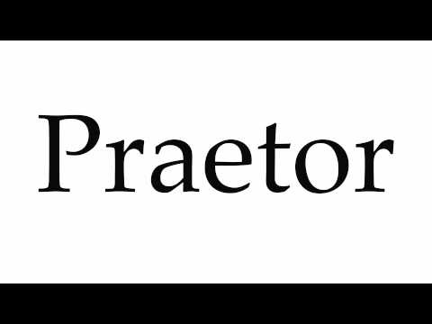 How to Pronounce Praetor
