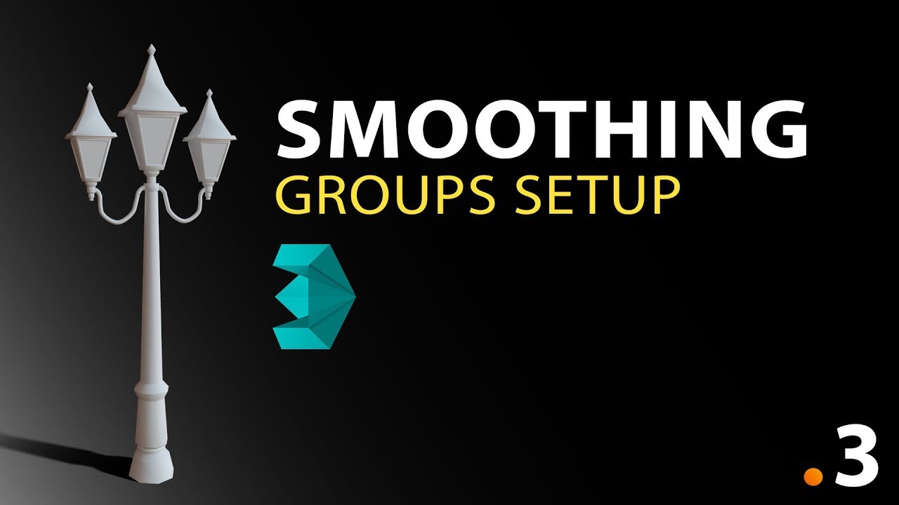Using Smoothing Groups #3 - 3DS Max Modelling Tutorial Course
