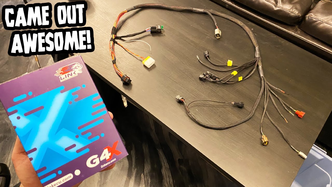 Making a CUSTOM engine harness from SCRATCH!! (Full process)