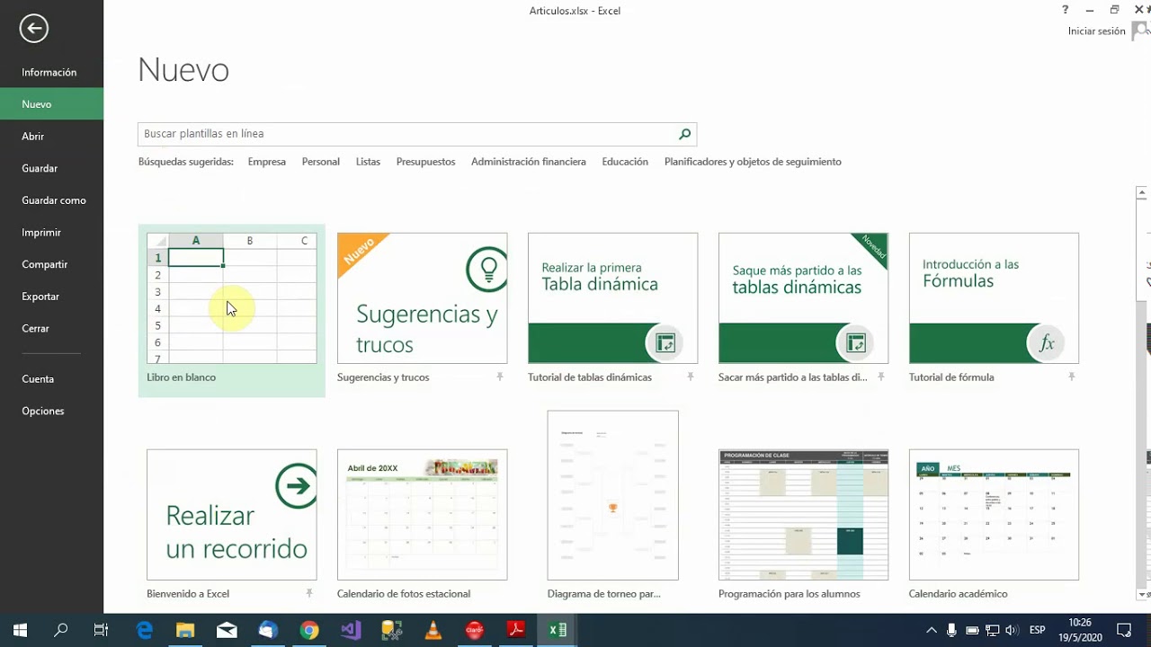 Ejercicio práctico 1 de Microsoft Excel