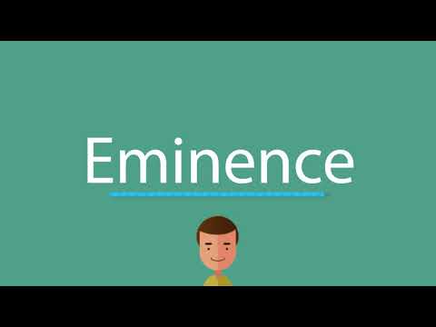 Eminence pronunciation