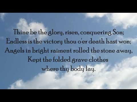Thine be the glory (with organ)