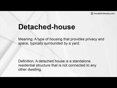 Detached-house Meaning