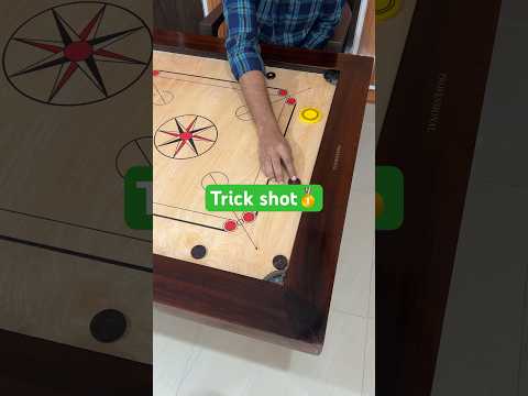 Carrom trick shot🥇🏆||Carrom tips||Play carrom #carrom #carromboard #shorts