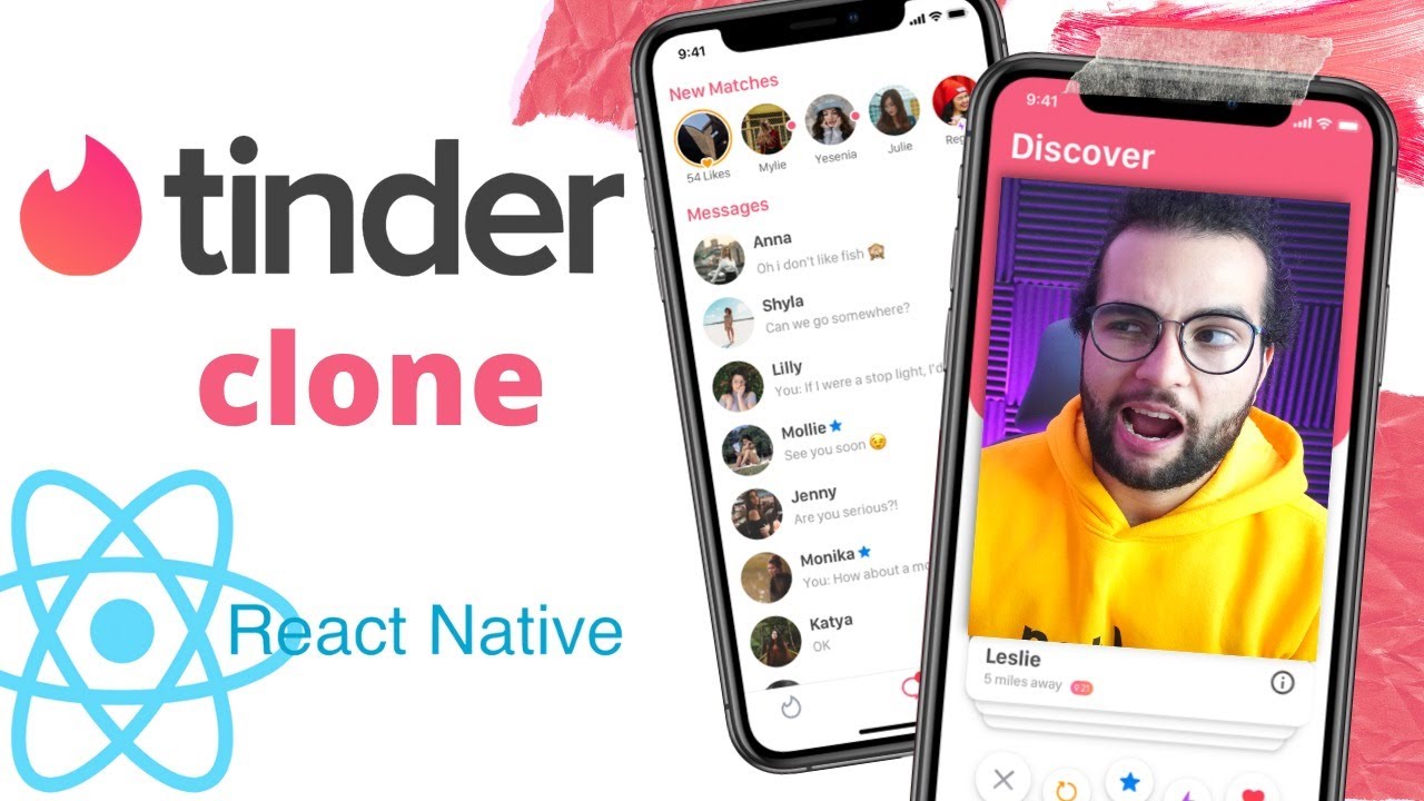 Let's Build A TINDER clone with REACT NATIVE for Beginners