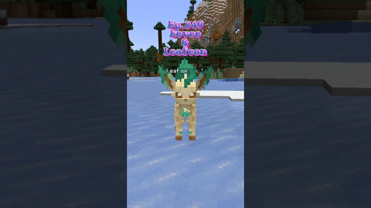How to Catch Eevee & Leafeon in Cobblemon! #cobblemon #minecraft #pokemon #gaming