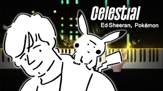 Ed Sheeran, Pokemon - Celestial (Piano Sheet) by Pianella Piano نوتة