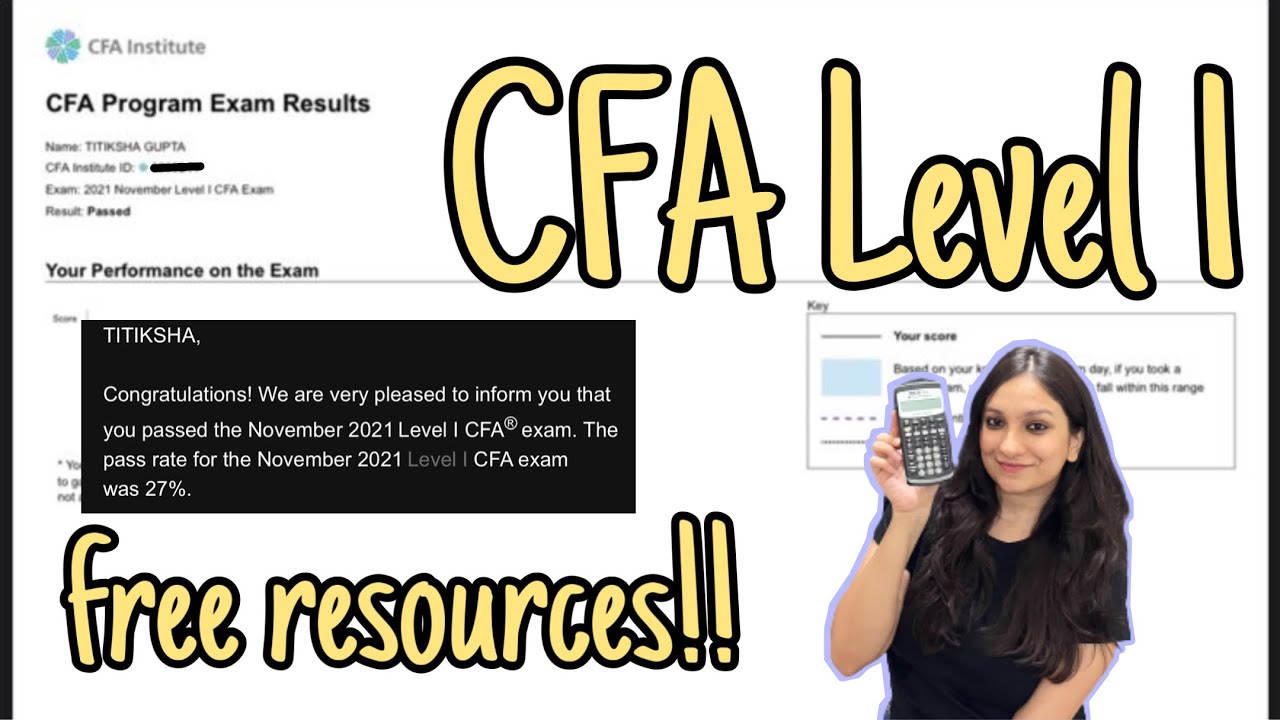 CFA Level 1 *Free* Study Resources that will help you clear!! 📚 CA Titiksha Gupta