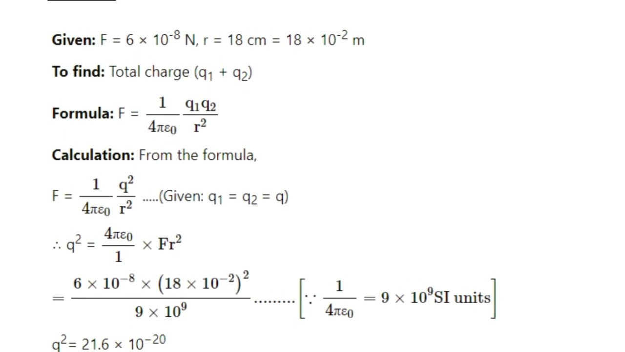 chapter 10 electrostatics class 11 physics exercise