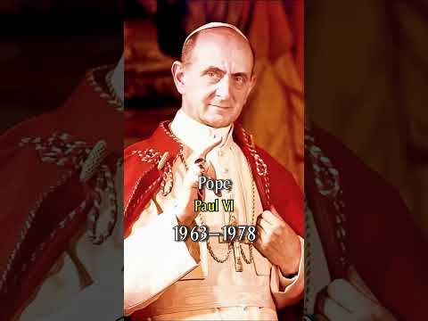 Great Popes of Every Generation #pope #history #ai #fyp