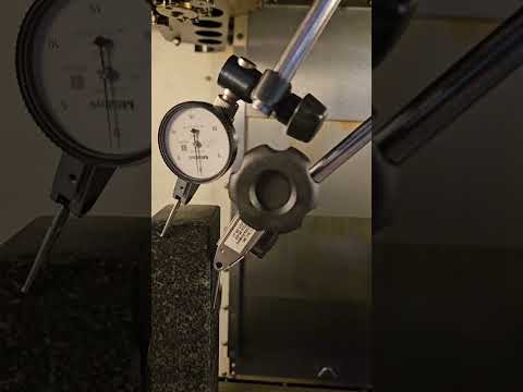 Z axis perpendicularity 0.0005" over 12"