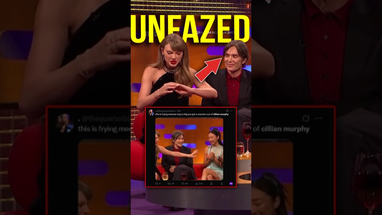 Cillian Murphy’s Unbothered Reaction to Taylor Swift’s Engagement on Graham Norton Show! 😏