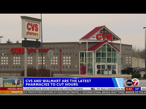 CVS and Walmart cut pharmacy hours