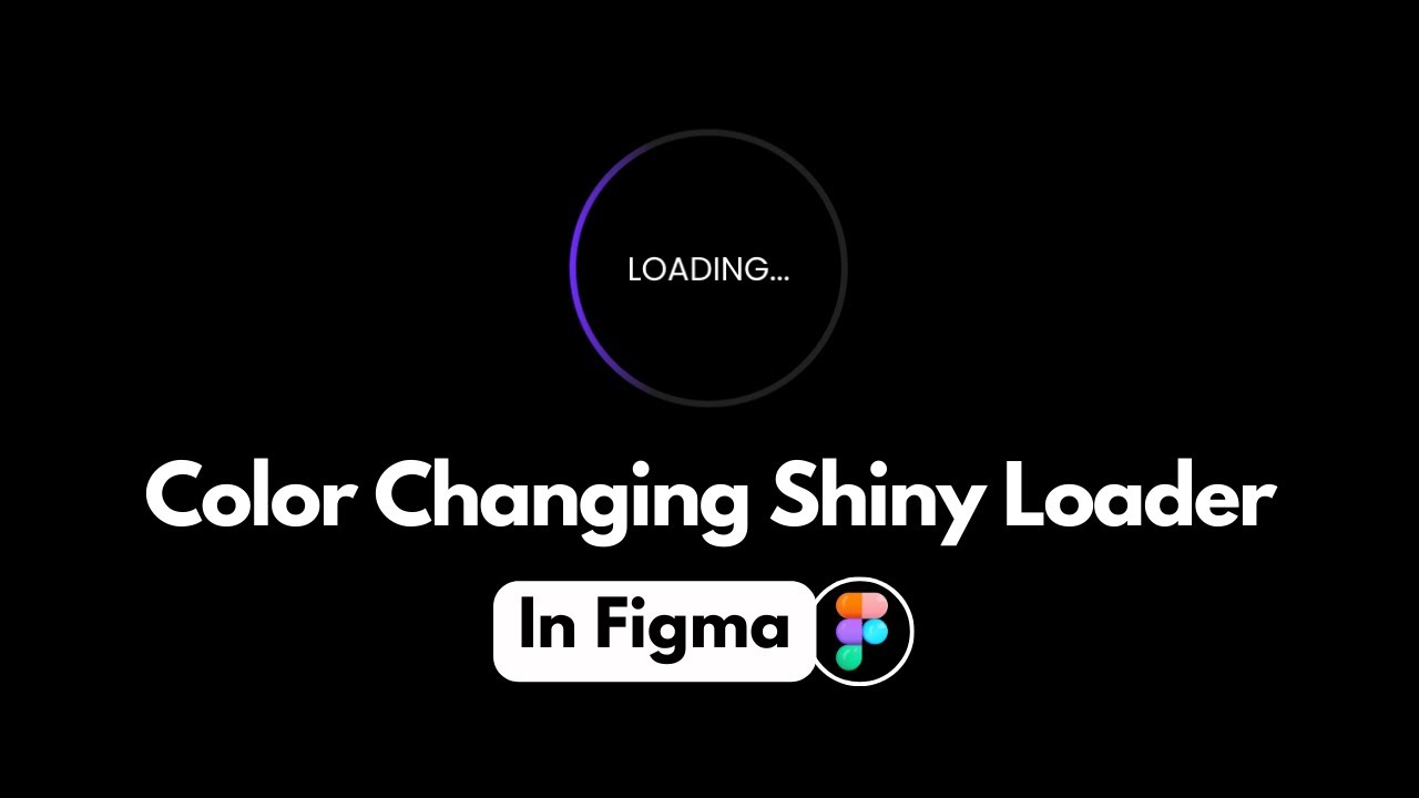 Loading animation in figma | shiny loader #viral #figma #animation #figmadesign #easy #loading
