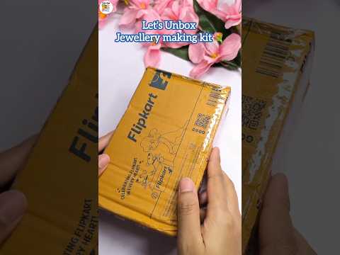 Jewellery Making Kit in 149/- Only😳Affordable Jewellery making kit 💐#craftywasp #unboxing #jewellery