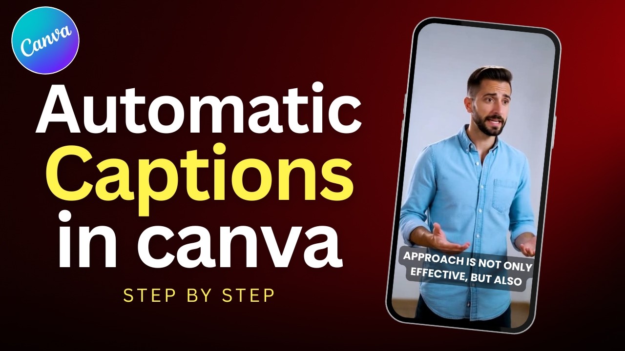 Canva Auto Captions Tutorial | FREE AI Subtitle Generator