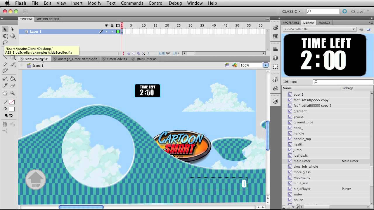 Intro to Object Oriented Programming with Actionscript 3 and Flash CS5