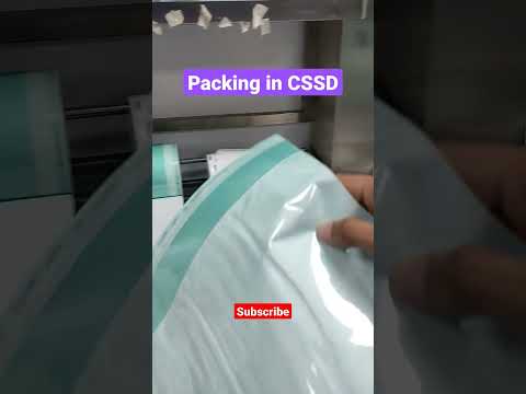 Packing of instruments and equipment in CSSD #shorts #sterilization #cssd #ot