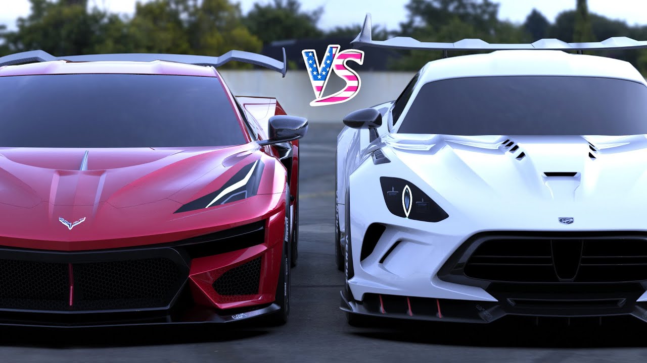 All-New 2026 Dodge Viper SRT Virtually Confronts Modded C8 Chevrolet ...