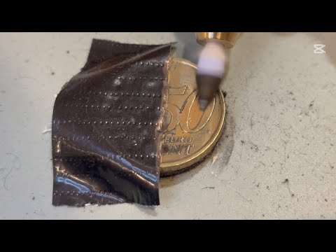 Satisfying polishing of half 50 cent Euro coin! 🤩