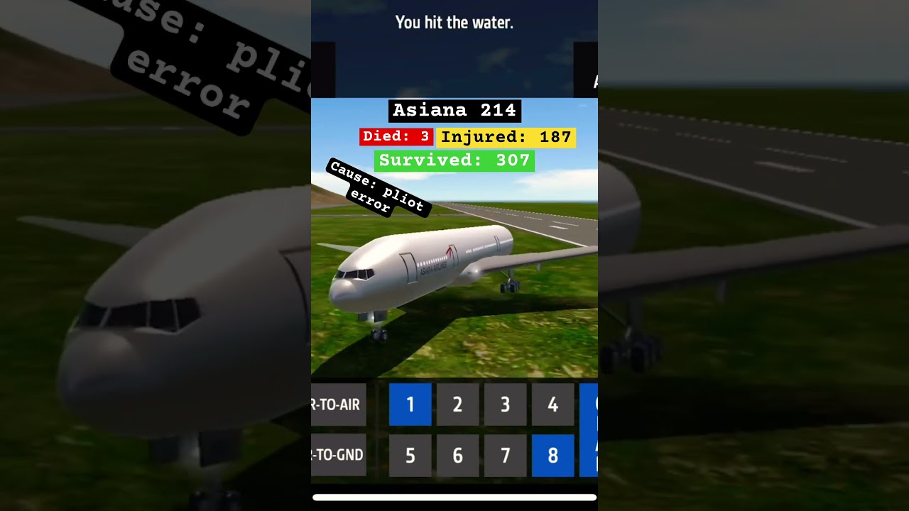 Asiana flight 214 #simpleplanes #aviation