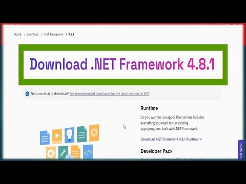 How To Download And Install .NET Framework On Windows 11/10/8/7