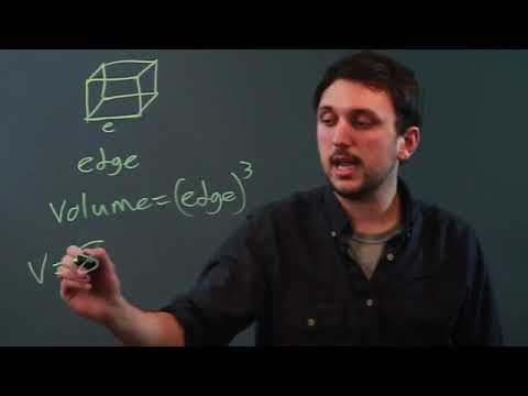 How to Find the Length of the Edge of a Cube if You Only Have the Volume