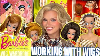 HOW TO RESTORE A FASHION QUEEN! VINTAGE BARBIE RESTORATION! THE FIRST HAIR PLAY BARBIE?