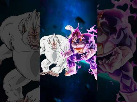 son Goku oozaru vs Vegeta oozaru #shortvideo #goku #oozaru #shots #Dbs @AnimeShorts9th