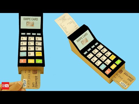 How to Make ATM SWIPE Machine using Cardboard