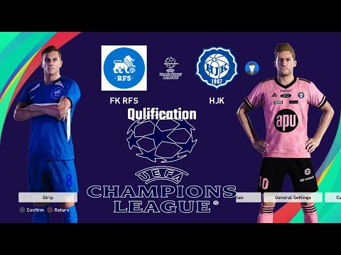 ⚽ FK RFS vs HJK Helsinki ⚽ | 🏆 UEFA championleague (07/12/2022) 🎮 fifa 21 gameplay