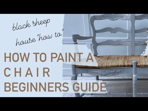 French Country Chair Makeover | farmhouse Entryway Bench DIY