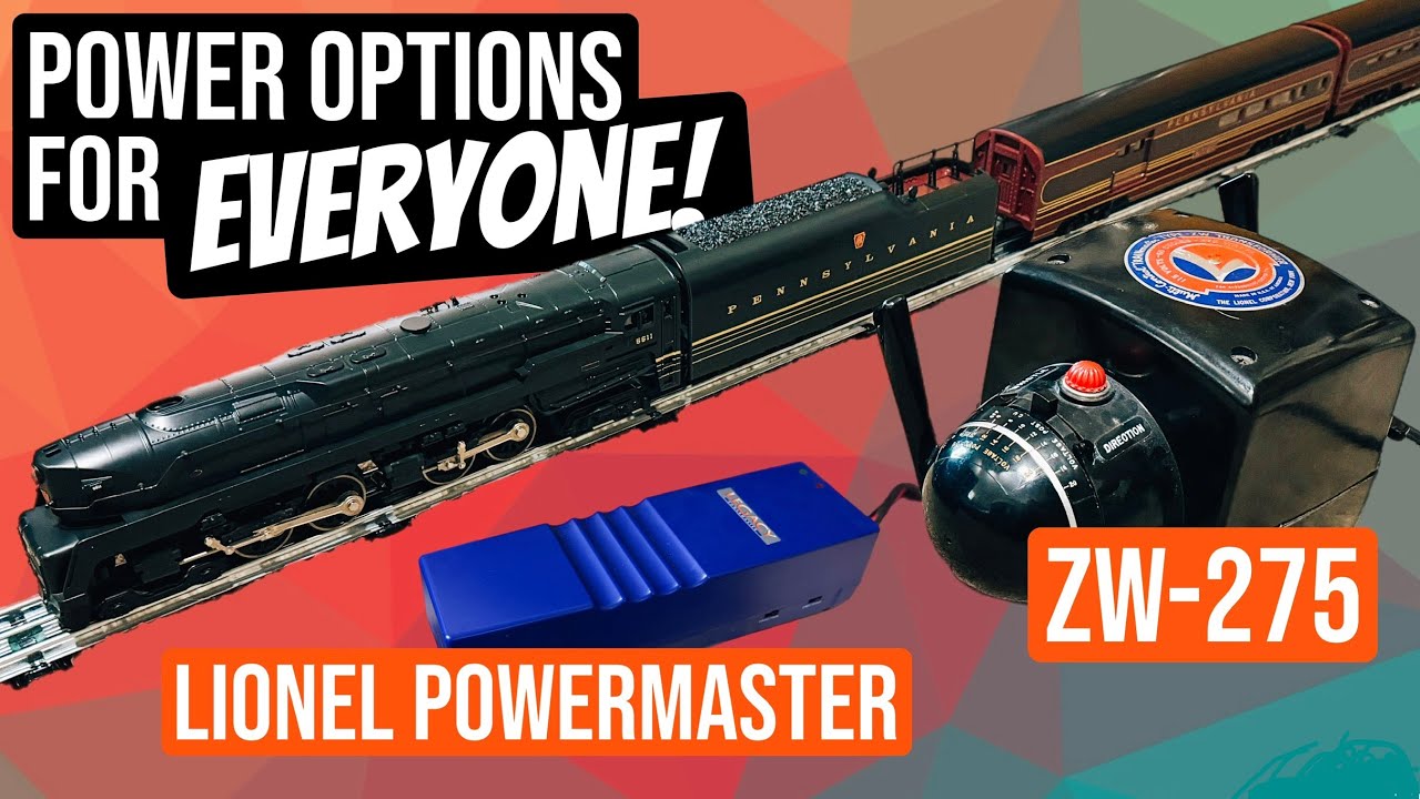 Lionel ZW-275 or PowerMaster?? How to Manually Control Trains New & Old!