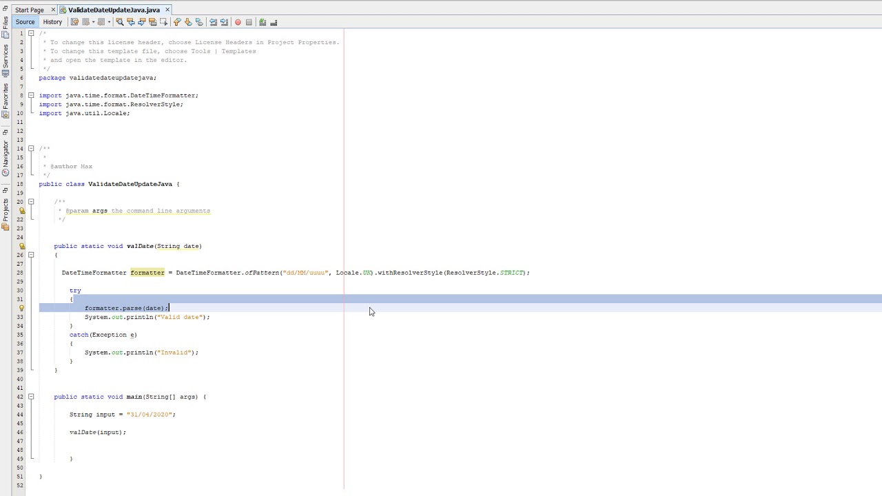 How to Validate a Date Using Java (Updated)