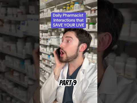 HOW YOUR PHARMACIST SAVES YOUR LIFE PT9 #pharmacist #pharmacy #pharmacytechnician #retailpharmacy